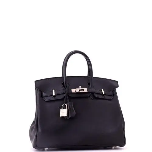 Hermès Birkin Handbag Swift With Palladium Hardware 25