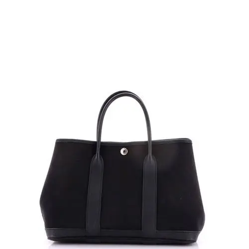 Hermès Garden Party Tote Toile And Leather 30