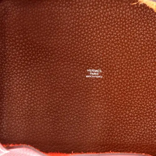Hermès Picotin Lock Bag Bicolor Clemence Mm - Red