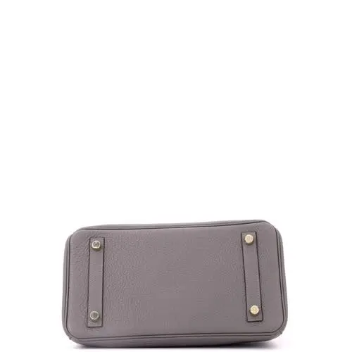 Hermès Birkin Handbag Togo With Gold Hardware 25 - Grey