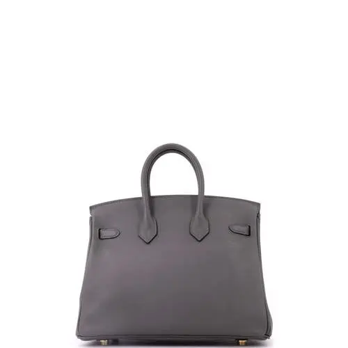 Hermès Birkin Handbag Swift With Gold Hardware 25