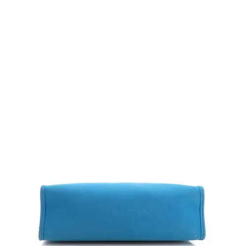 Hermès Herbag Zip Leather And Toile 31 - Blue
