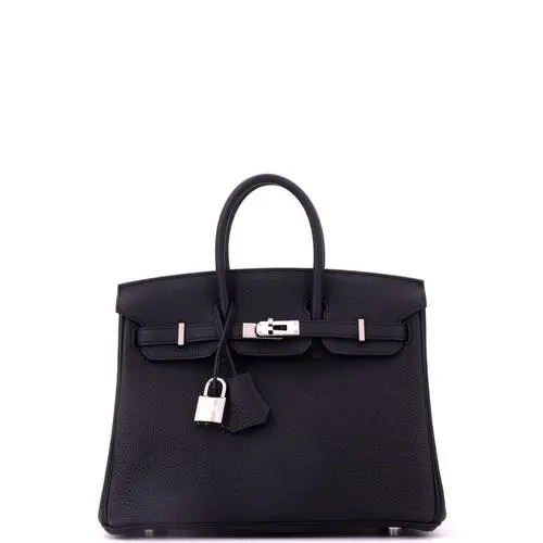 Hermès Birkin Handbag Togo With Palladium Hardware 25