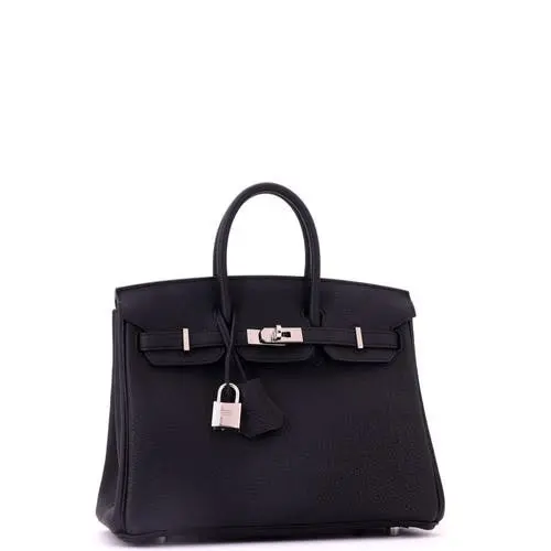 Hermès Birkin Handbag Togo With Palladium Hardware 25