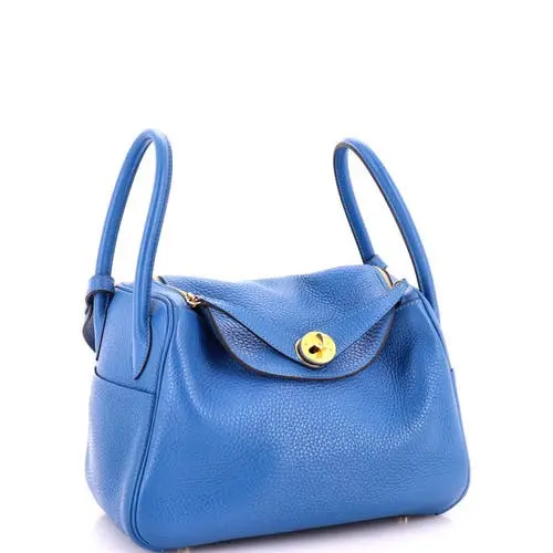 Hermès Lindy Bag Clemence 26 - Blue