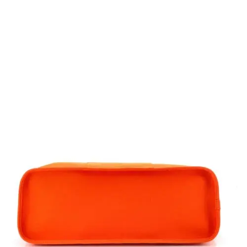 Hermès Cabag Elan Toile And Leather 39
