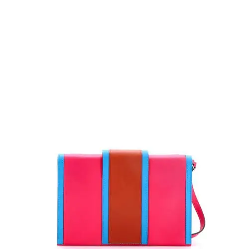 Hermès H Passant Clutch Shoulder Bag Evercolor - Pink