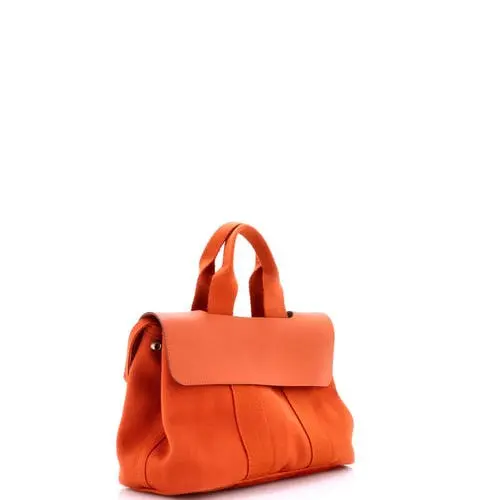 Hermès Valparaiso Bag Toile And Leather Pm