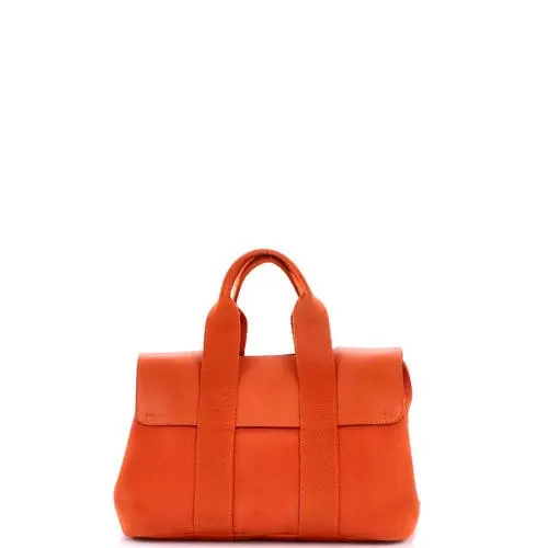 Hermès Valparaiso Bag Toile And Leather Pm