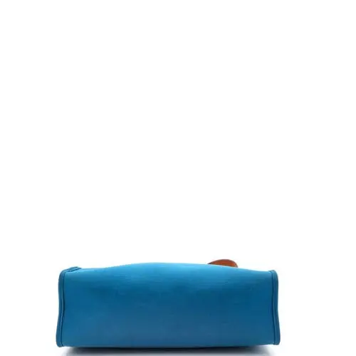 Hermès Herbag Zip Leather And Toile 31 - Blue
