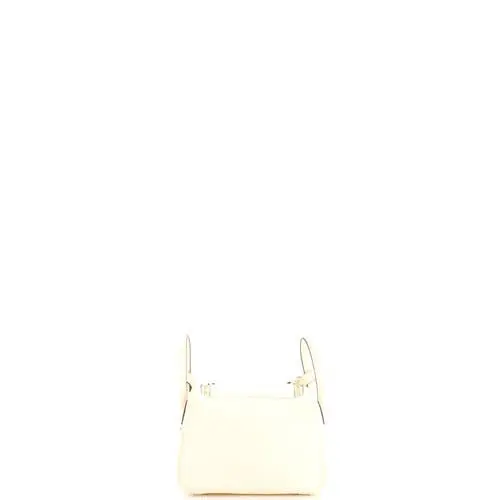 Hermès Lindy Bag Clemence Mini - White
