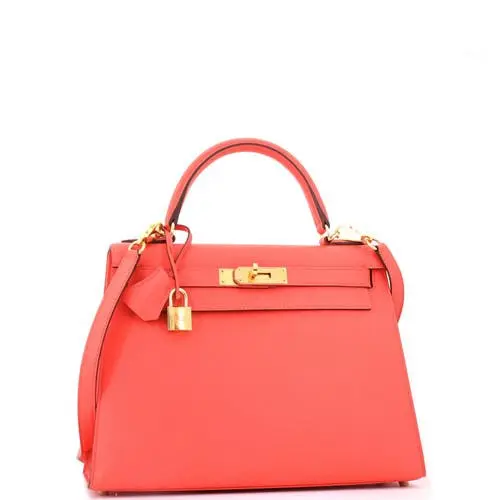 Hermès Kelly Handbag Epsom With Gold Hardware 28