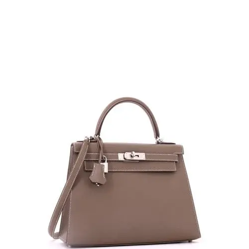 Hermès Kelly Handbag Epsom With Palladium Hardware 28
