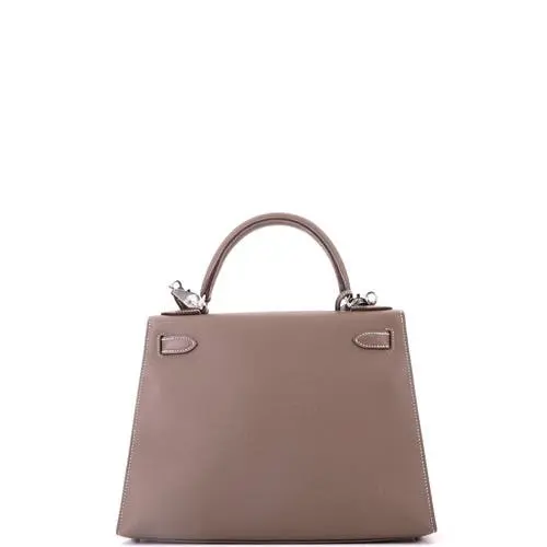 Hermès Kelly Handbag Epsom With Palladium Hardware 28