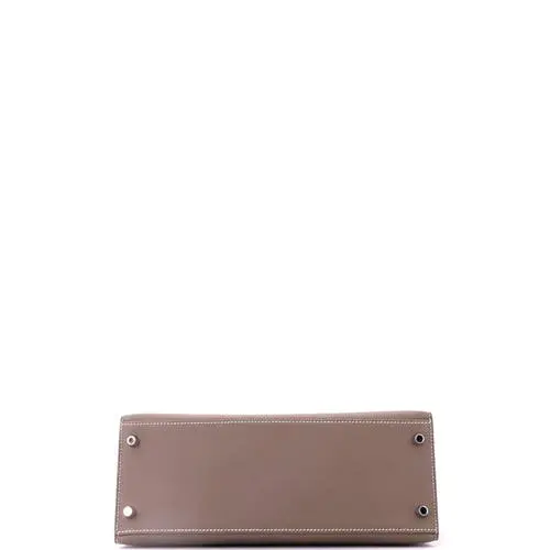 Hermès Kelly Handbag Epsom With Palladium Hardware 28