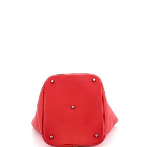 Hermès Picotin Lock Bag Clemence Gm - Red