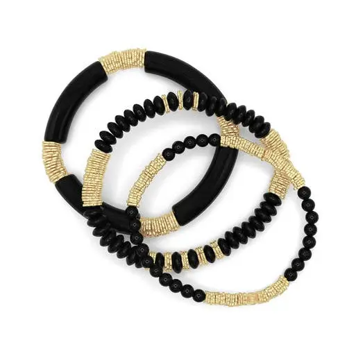 BOWOOD LANE Midnight Beach Bracelet Stack