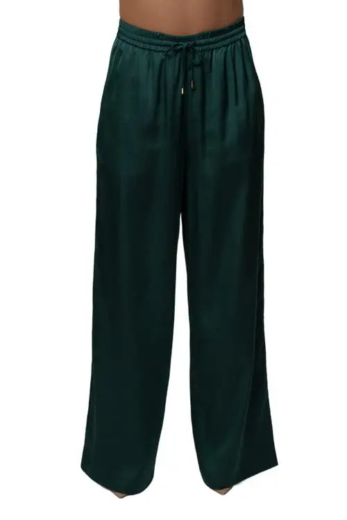 JLUXLABEL Sunny Day Drawstring Pants - Emerald