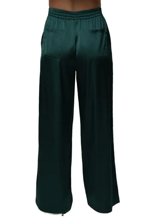 JLUXLABEL Sunny Day Drawstring Pants - Emerald