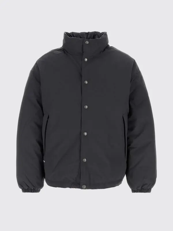 The North Face Short Padded Nylon Puffer Jacket With High Collar And Elasticated Cuffs