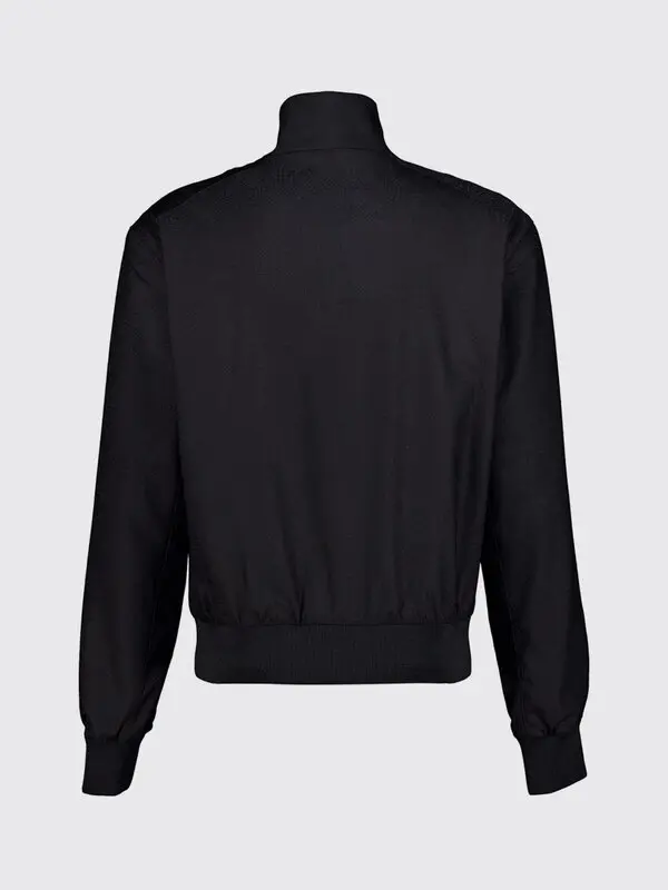 Casablanca Wool Bomber Jacket With High Neck And Front Zip Fastening