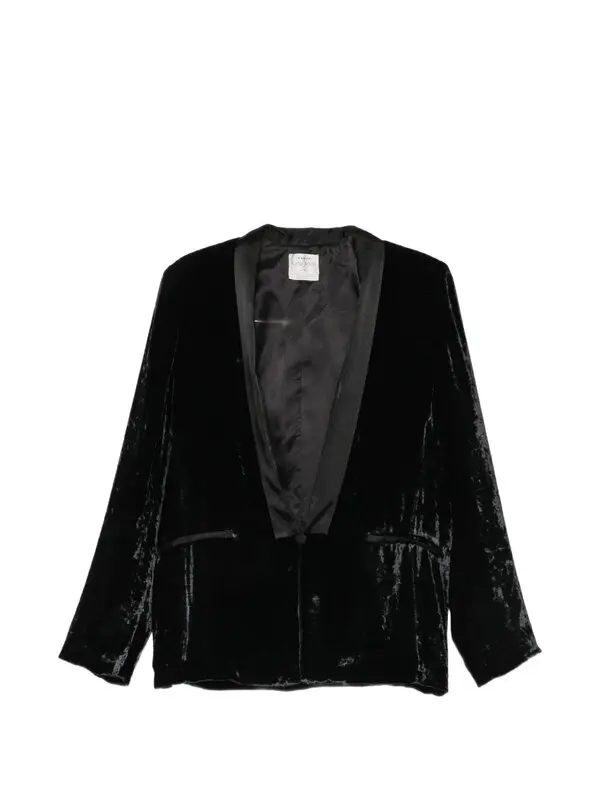 FORTE_FORTE Velvet Smoking Jacket - Multicolor