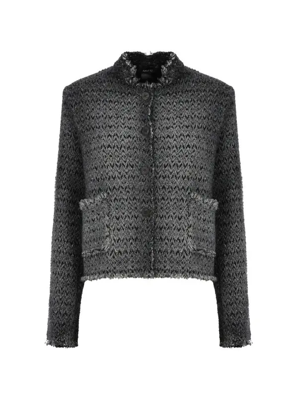 Avant Toi Wool Crewneck Jacket - Multicolor