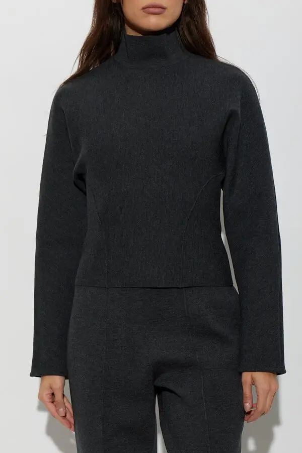Alaïa Wool Long-sleeve Top