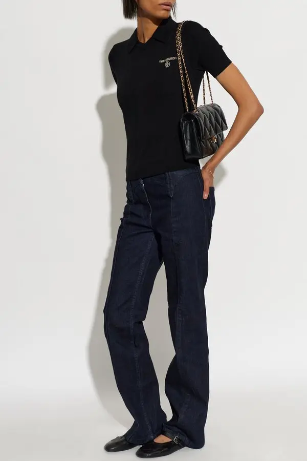 Tory Burch Wool Logo Polo