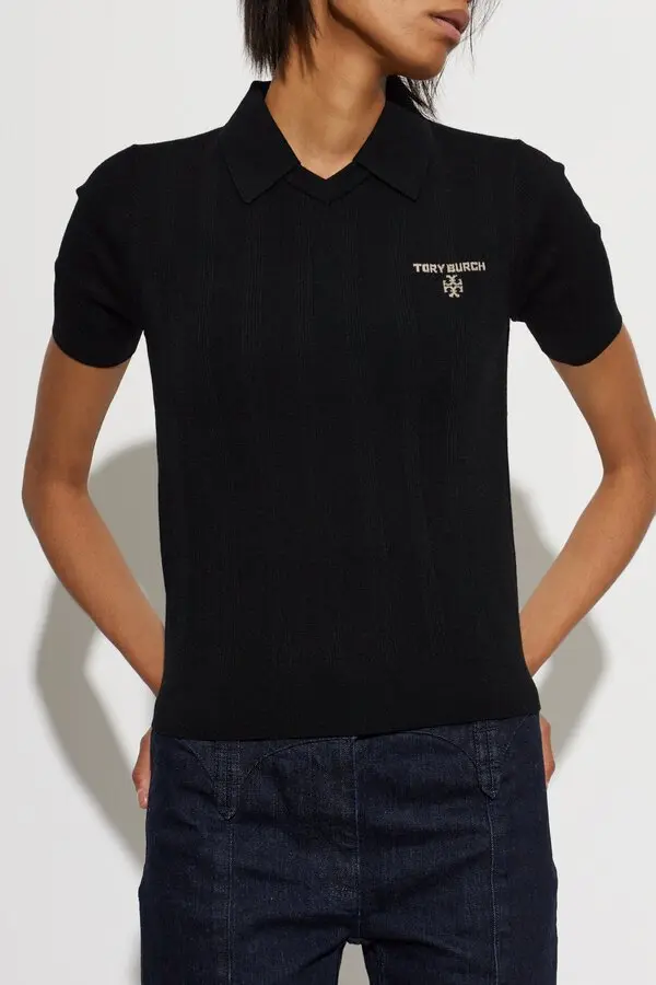 Tory Burch Wool Logo Polo