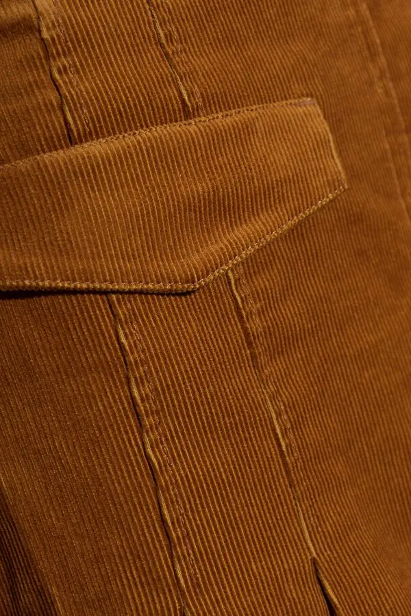 Tory Burch Corduroy Midi Skirt
