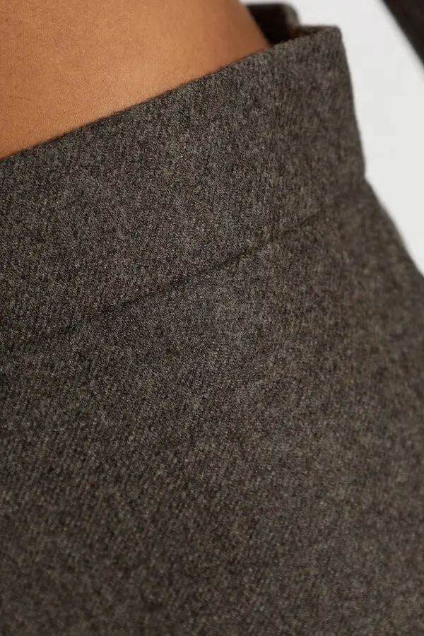 Max Mara Acinoso’ Wool Skirt - Brown
