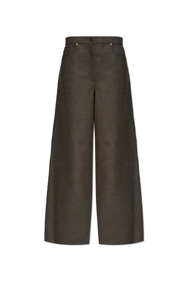 Max Mara Gennaio’ Wool Trousers - Grey