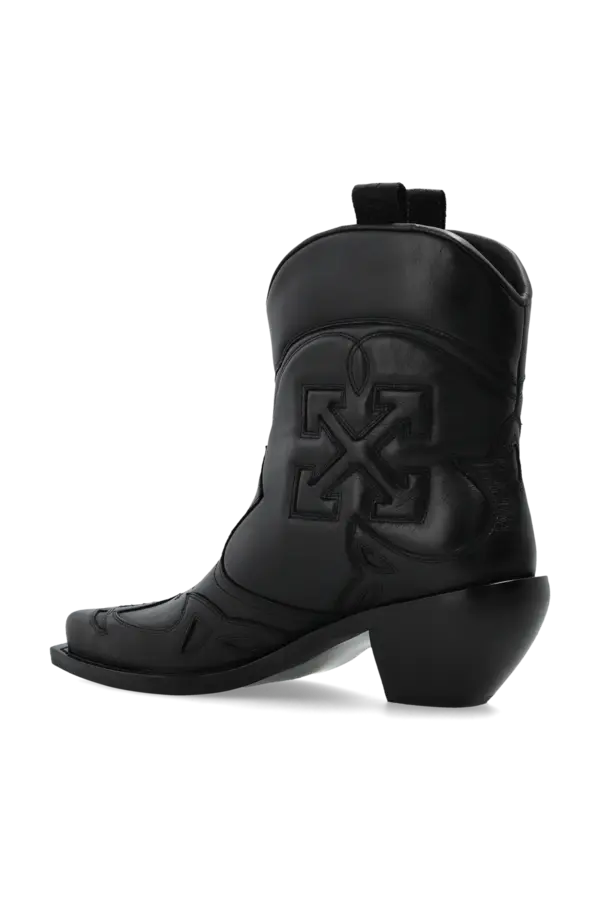 Off-White Santiag’ Heeled Ankle Boots