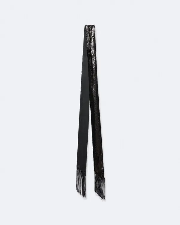 ALLSAINTS Lily Sequin Silk Scarf