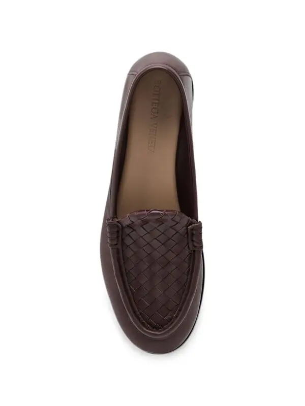 Bottega Veneta Silenzio Leather Loafers - Multicolor
