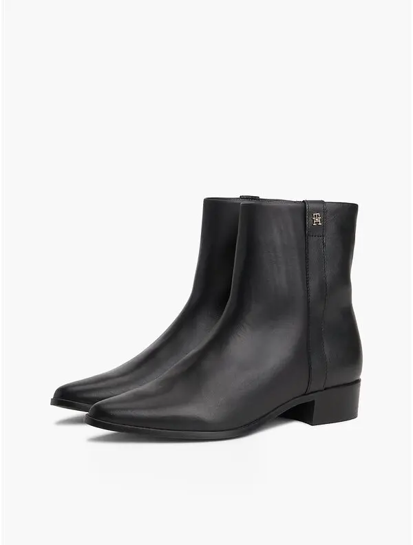 Tommy Hilfiger Leather Ankle Boot
