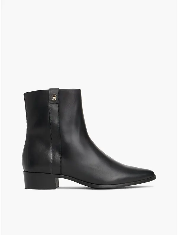 Tommy Hilfiger Leather Ankle Boot