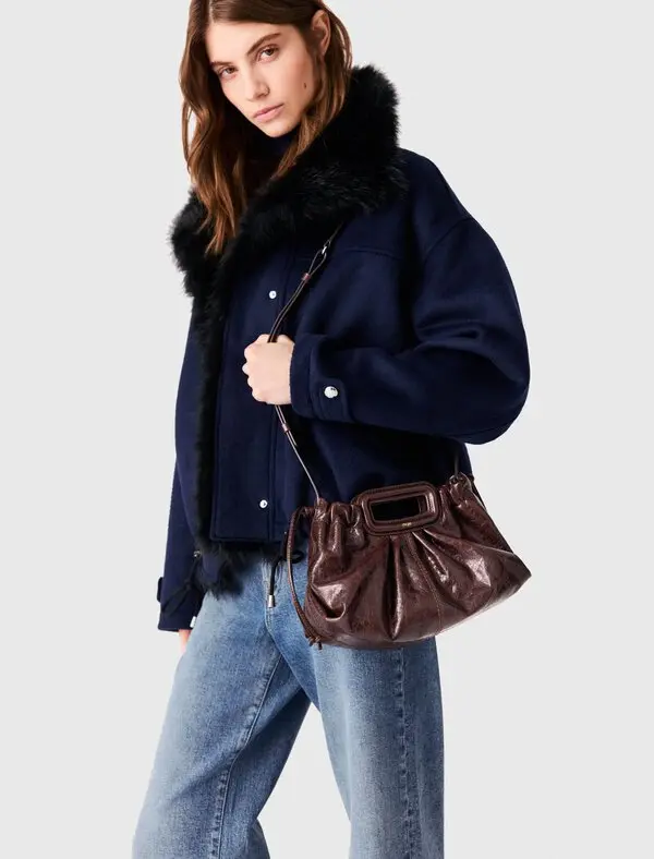 Maje Short Double-faced Coat