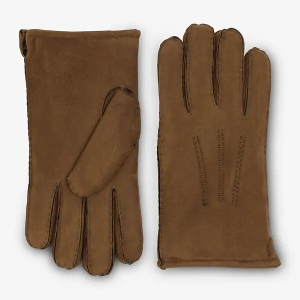 Allen Edmonds Shearling Gloves - Tan