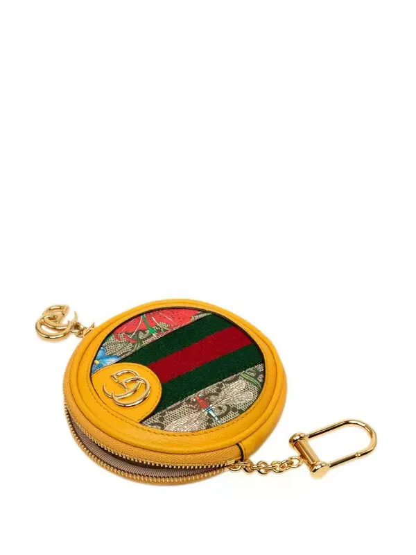 Gucci 2016-2026 Gg Supreme Flora Web Ophidia Case Coin Pouch