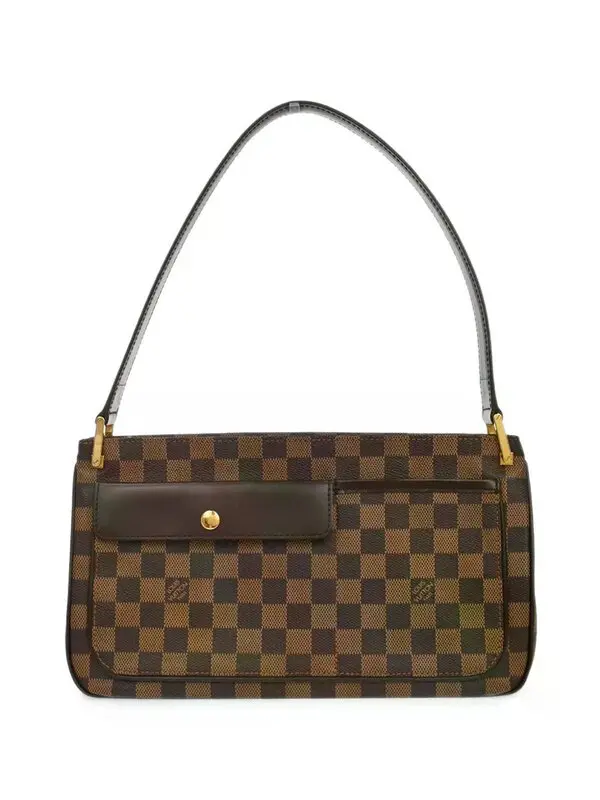 LOUIS VUITTON Damier Aubagne Handbag - Brown
