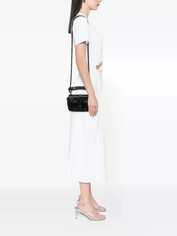 Valentino Garavani 2018-2026 Small Nappa Monochrome Roman Stud Satchel