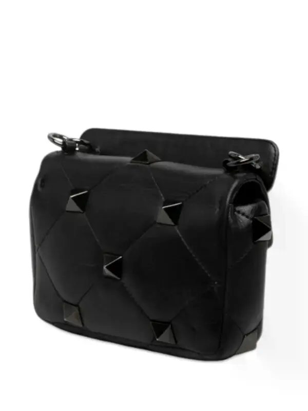 Valentino Garavani 2018-2026 Small Nappa Monochrome Roman Stud Satchel