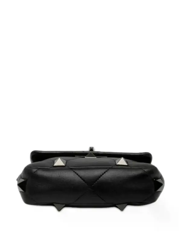 Valentino Garavani 2018-2026 Small Nappa Monochrome Roman Stud Satchel