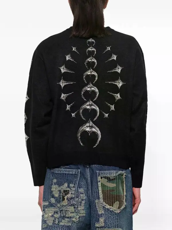 THUG CLUB Tc Bone Knit Cardigan