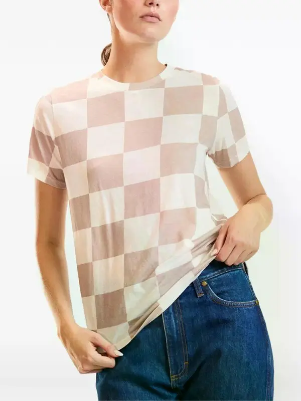 Victoria Beckham Checkerboard T-shirt