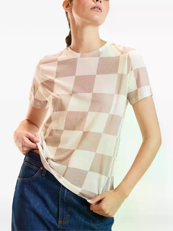 Victoria Beckham Checkerboard T-shirt