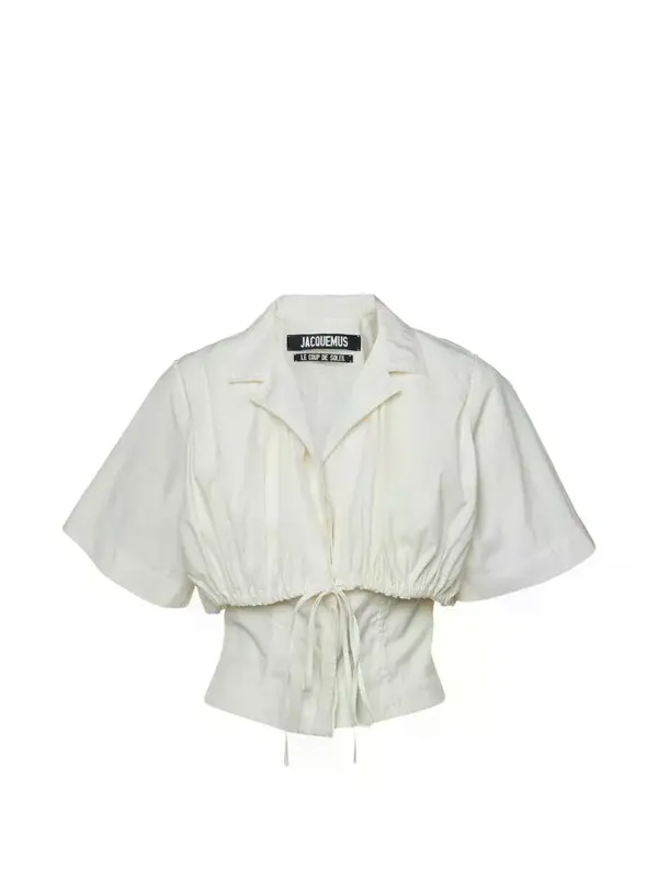Jacquemus Le Haut Mimosa Drawstring-waist Top