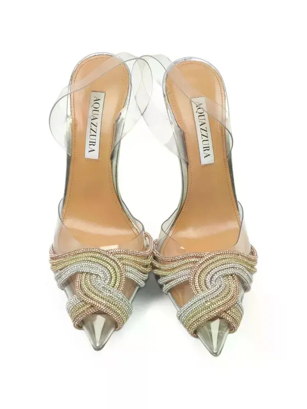 AQUAZZURA Gatsby Crystal-embellished Pumps